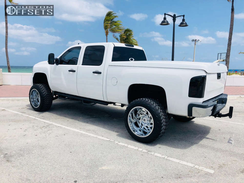 2009 Chevrolet Silverado 2500 HD with 22x14 -76 Dropstars 652v and 325 ...