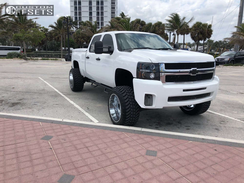 2009 Chevrolet Silverado 2500 HD with 22x14 -76 Dropstars 652v and 325 ...