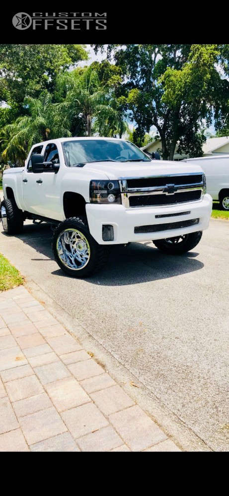 2009 Chevrolet Silverado 2500 HD with 22x14 -76 Dropstars 652v and 325 ...