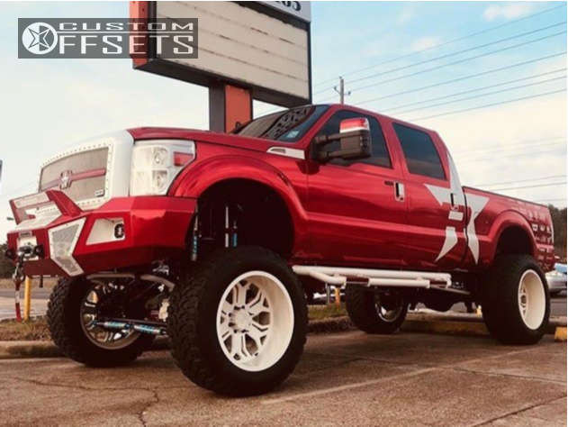 2015 Ford F-250 Super Duty with 24x14 -76 RBP Blade and 40/15.5R24 RBP ...