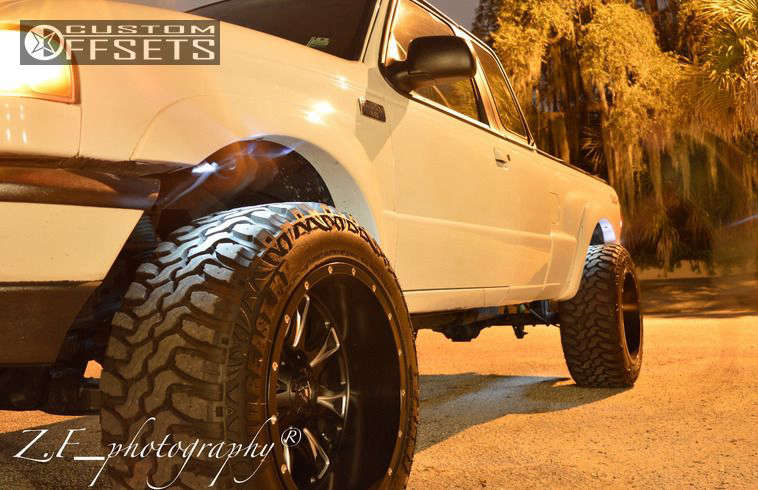 2002 Mazda B3000 with 20x12 -44 Fuel Throttle and 33/12.5R20 Lexani Mud ...