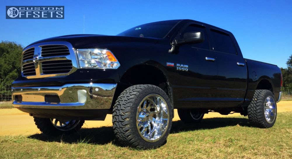 2015 Ram 1500 with 22x12 -44 RBP Glock and 33/12.5R22 Mark Ma Darkar ...