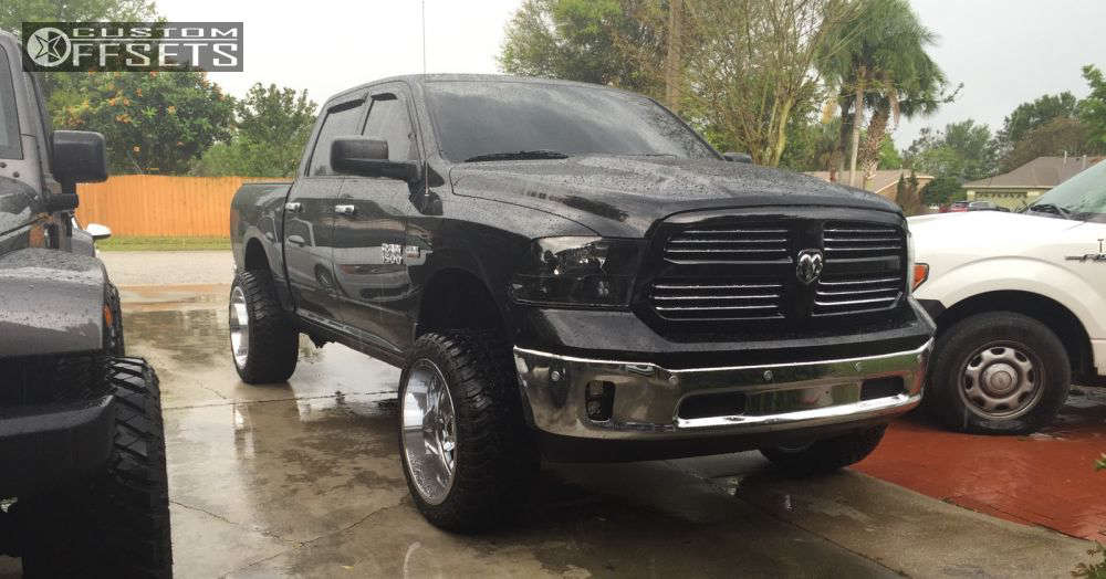 2015 Ram 1500 with 22x12 -44 RBP Glock and 33/12.5R22 Mark Ma Darkar ...