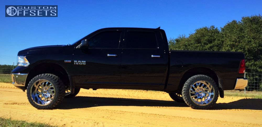 2015 Ram 1500 with 22x12 -44 RBP Glock and 33/12.5R22 Mark Ma Darkar ...