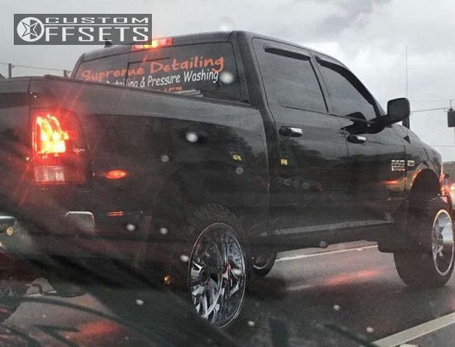 2015 Ram 1500 with 22x12 -44 RBP Glock and 33/12.5R22 Mark Ma Darkar ...