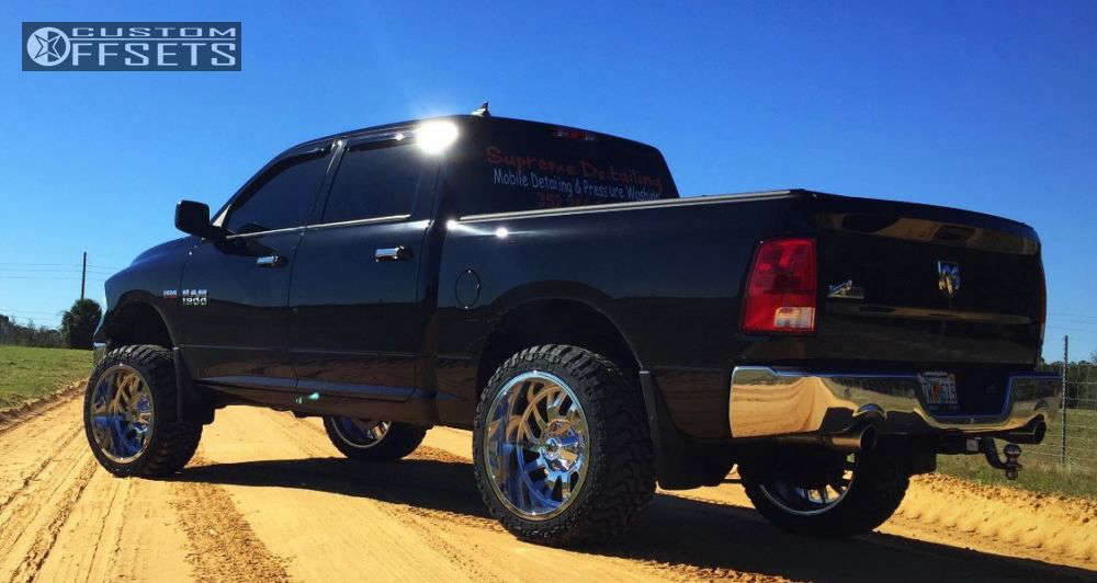 2015 Ram 1500 with 22x12 -44 RBP Glock and 33/12.5R22 Mark Ma Darkar ...