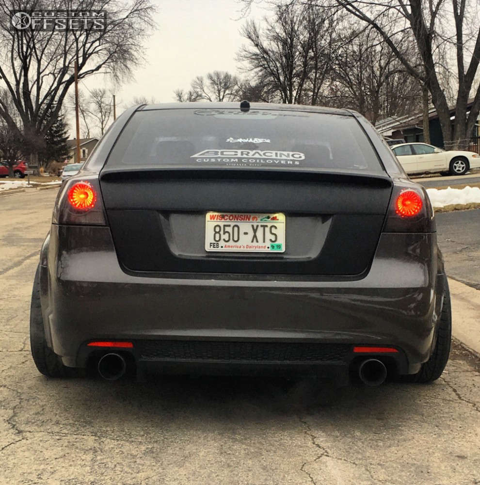 2008 Pontiac G8 with 19x9.5 22 ESR Rf1 and 235/35R19 Ohtsu Fp8000 and ...