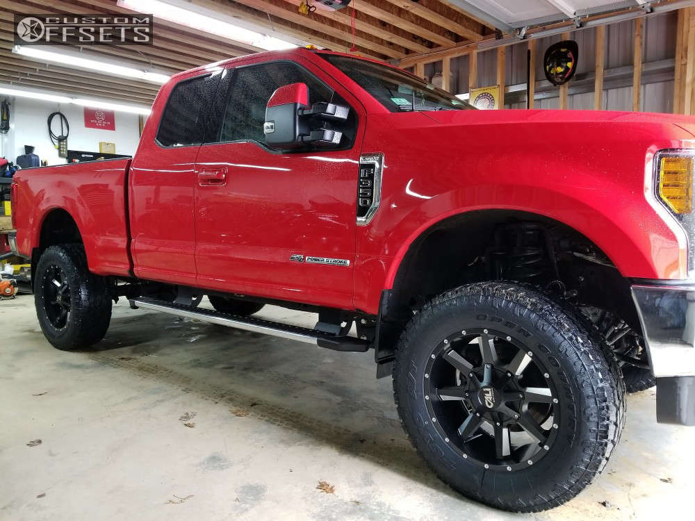 2017 Ford F-350 Super Duty with 20x9 0 Cali Offroad Busted and 295 ...