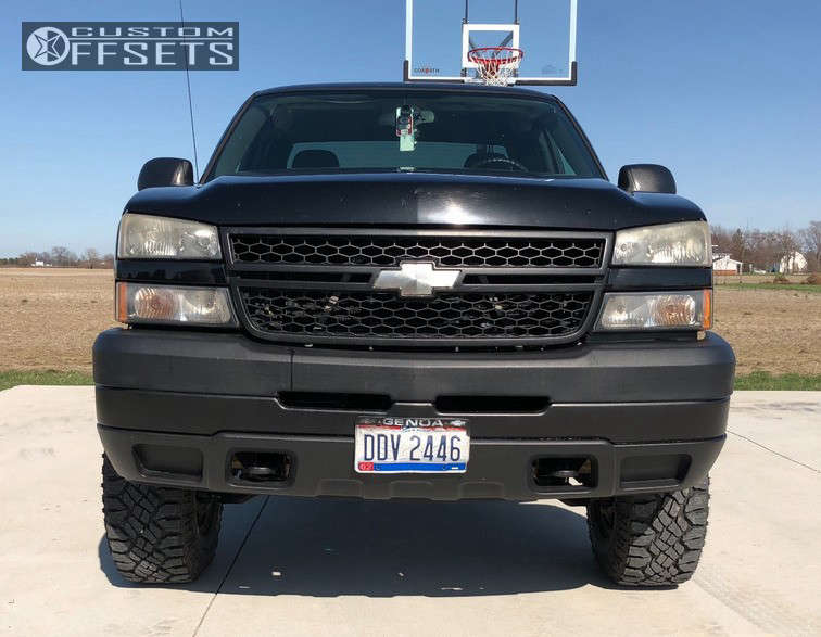 2006 Chevrolet Silverado 2500 HD with 17x8.5 -6 MB Wheels Tko and 265 ...