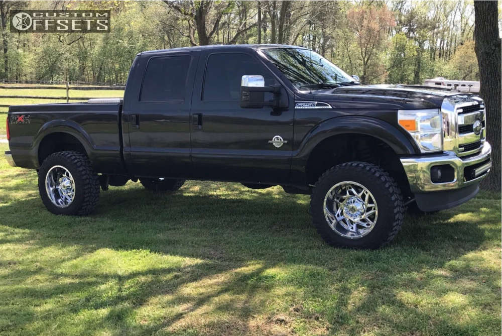 2011 Ford F-250 Super Duty with 20x10 -25 Dropstars 652v and 35/12.5R20 ...