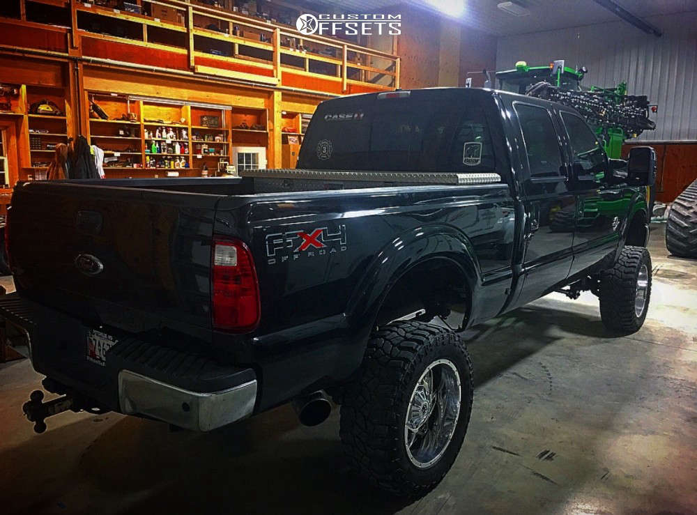 2011 Ford F-250 Super Duty with 20x10 -25 Dropstars 652v and 35/12.5R20 ...