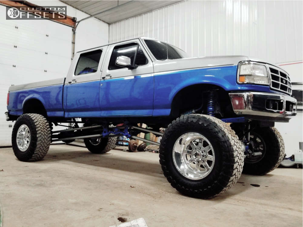 1997 Ford F-250 with 20x14 -76 Fuel Forged Ff09 and 40/15.5R20 Toyo ...