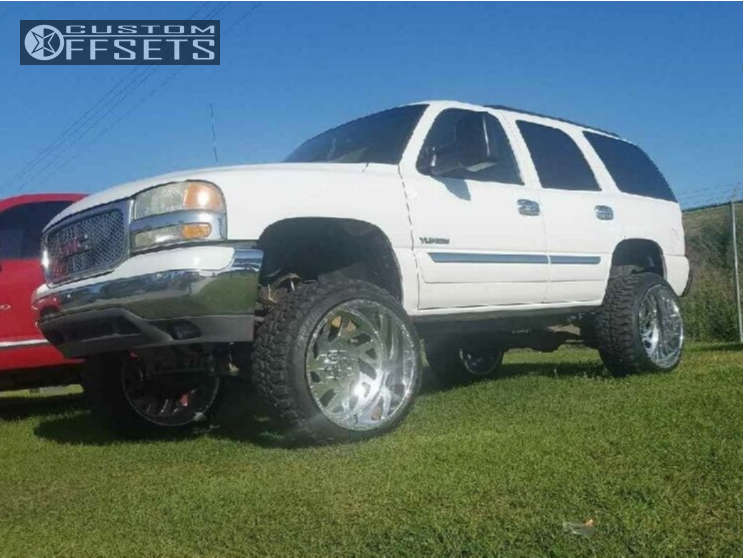 2004 GMC Yukon with 24x14 -73 American Force Twister Ss and 35/12.5R24 ...