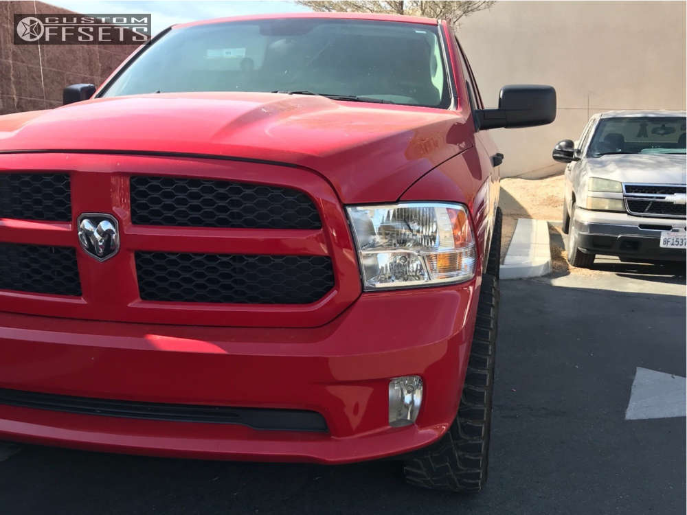 2017 Ram 1500 with 20x9 -12 Ballistic Jester and 295/55R20 Toyo Tires ...