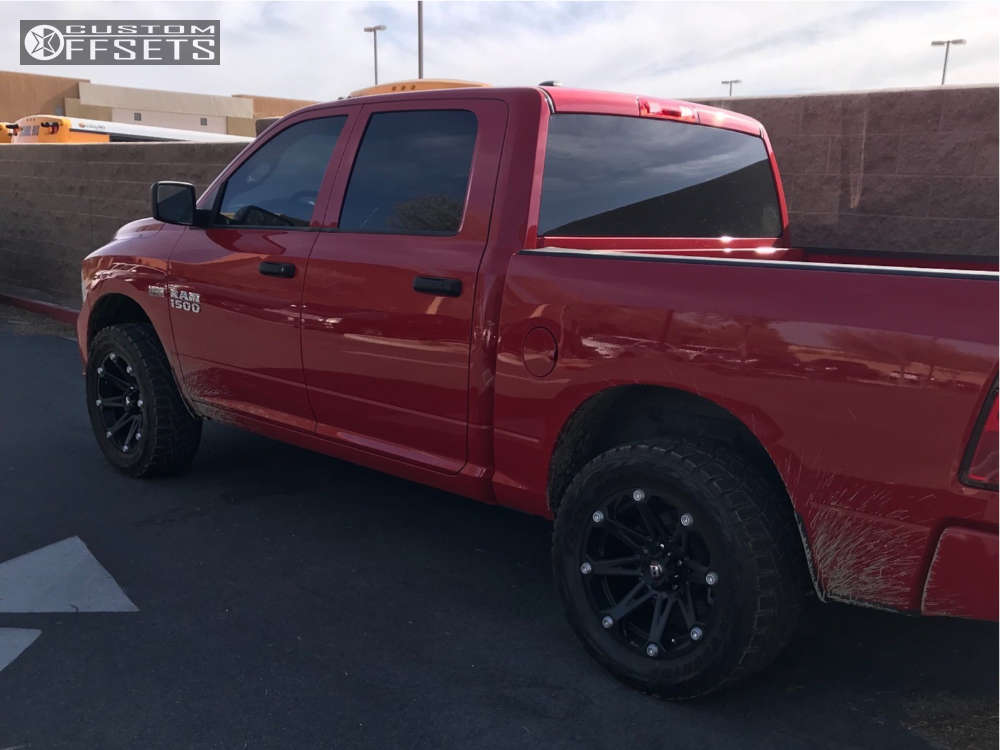 2017 Ram 1500 with 20x9 -12 Ballistic Jester and 295/55R20 Toyo Tires ...