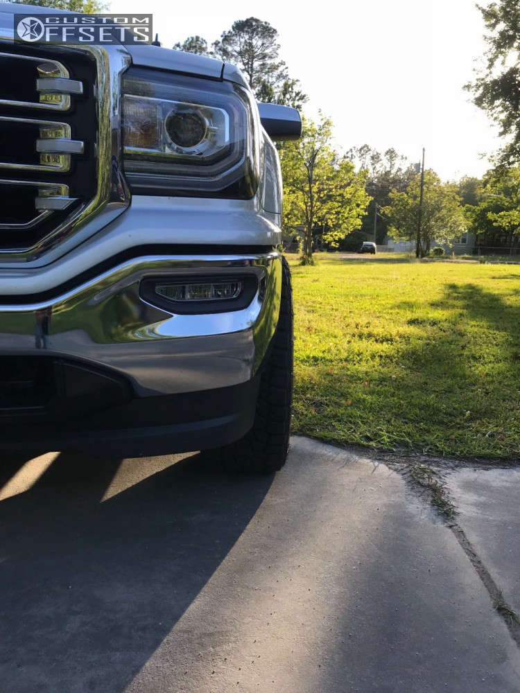 2017 GMC Sierra 1500 with 20x10 -24 Havok H109 and 285/55R20 Nitto ...