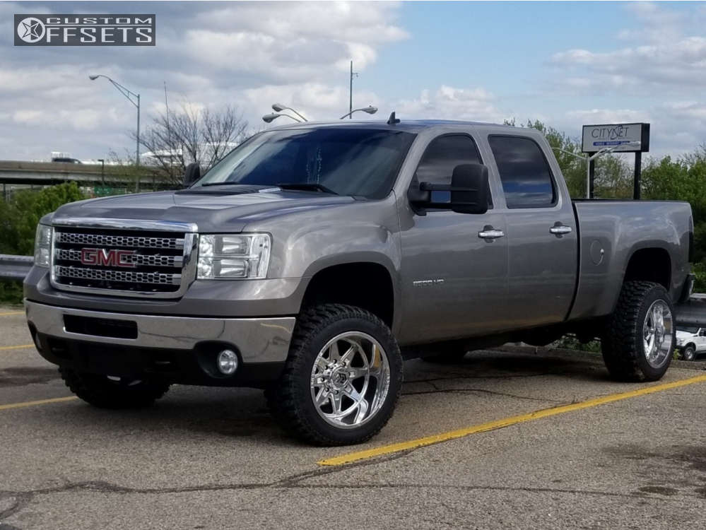 2012 GMC Sierra 2500 HD with 20x12 -44 Dropstars 655v and 33/12.5R20 ...