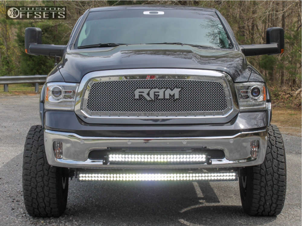 2016 Ram 1500 with 22x12 -44 RBP Glock and 35/12.5R22 Rockstar Mt and ...