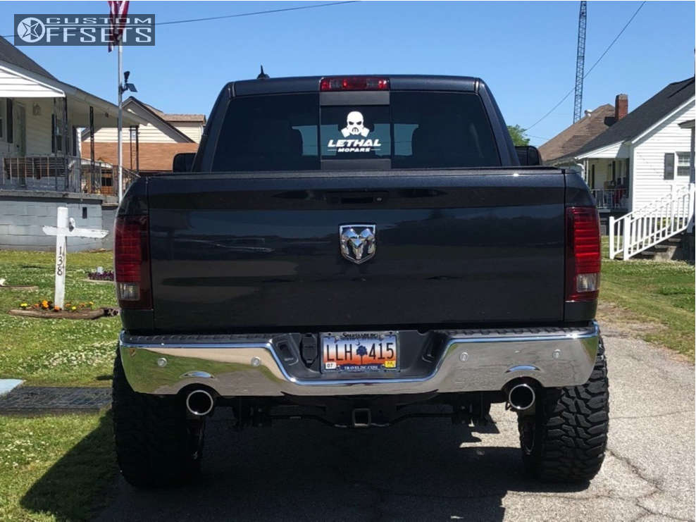 2016 Ram 1500 with 22x12 -44 RBP Glock and 35/12.5R22 Rockstar Mt and ...