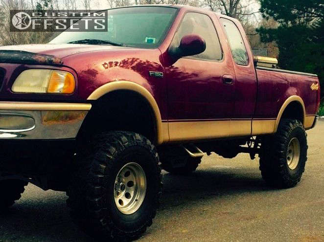 1997 Ford F-150 with 16x10 -25 American Racing Baja and 38/15.5R16 ...