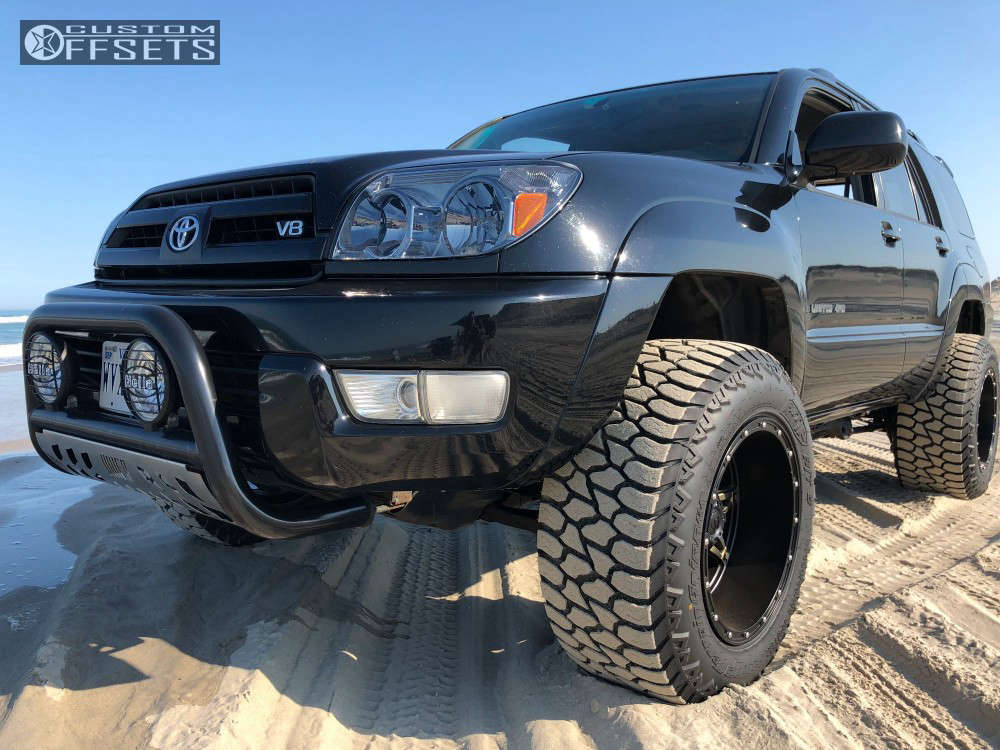 2005 Toyota 4Runner with 18x12 -40 Fuel Hostage D531 and 305/60R18 AMP ...