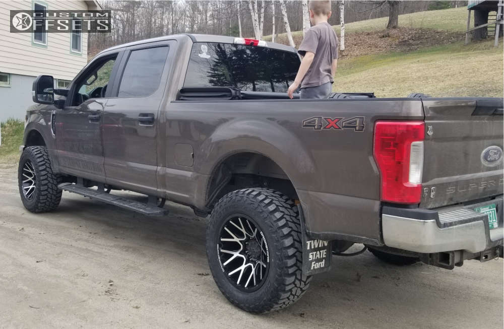 2017 Ford F-250 Super Duty with 20x10 -25 Dropstars 645mb and 35/12 ...