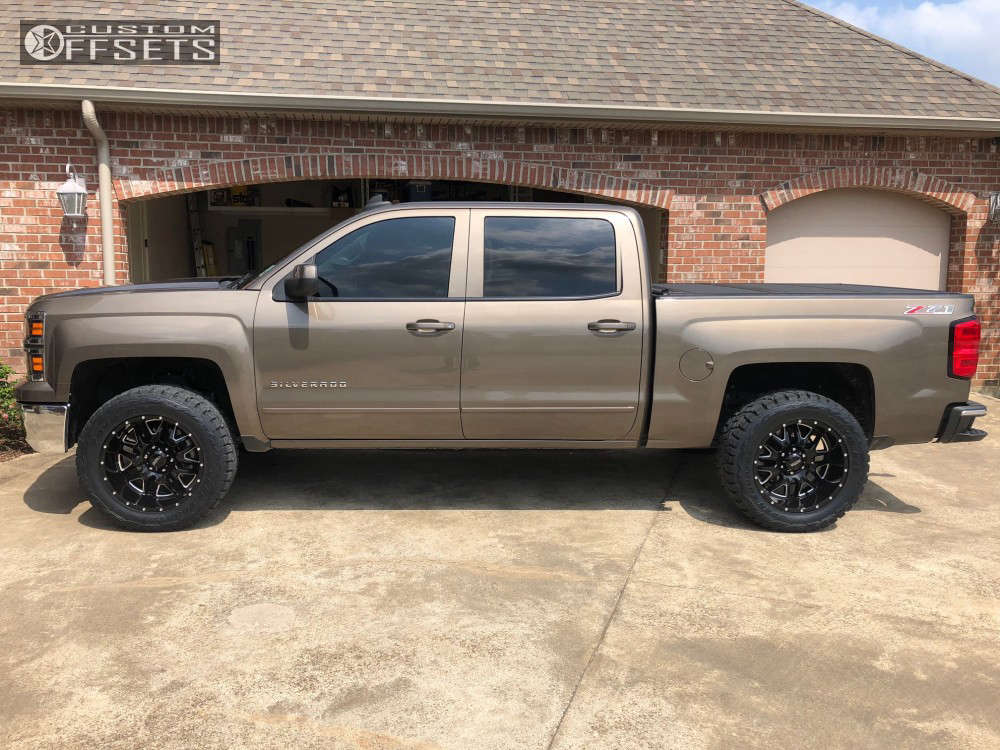 2015 Chevrolet Silverado 1500 with 20x10 -25 Ultra Hunter and 295/55R20 ...