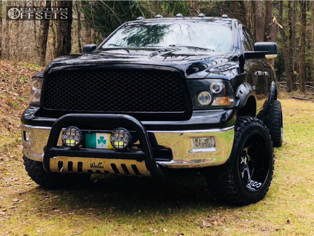 2010 Dodge Ram 1500 with 20x12 -51 Toxic Lethal and 33/12.5R20 RBP ...