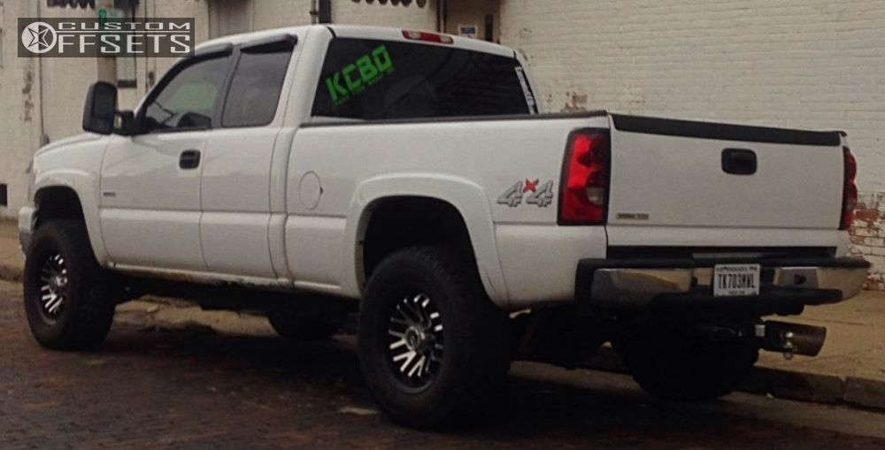 2004 Chevrolet Silverado 2500 HD with 18x9 -6 Mamba M3 and 305/65R18 ...