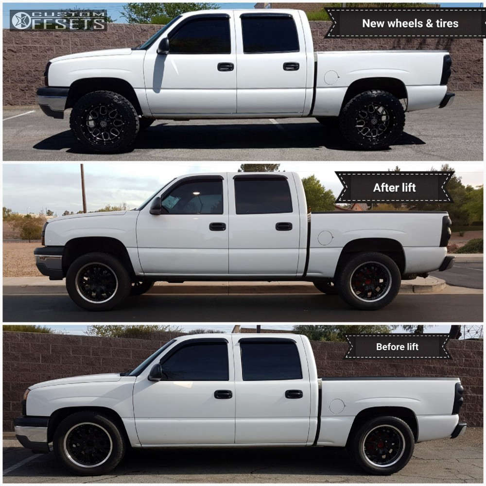 2005 Chevrolet Silverado 1500 Classic with 20x10 -19 Hardrock Gunner ...