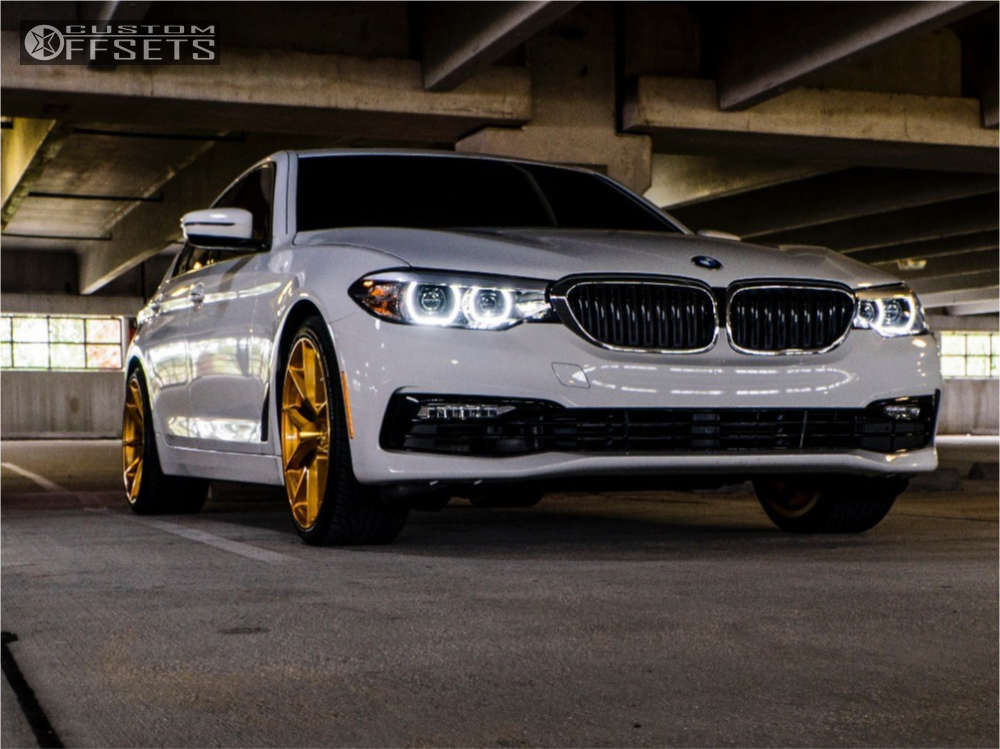 2018 BMW 530i with 20x9 30 Aodhan Ls007 and 245/35R20 Lexani Lx-twenty ...