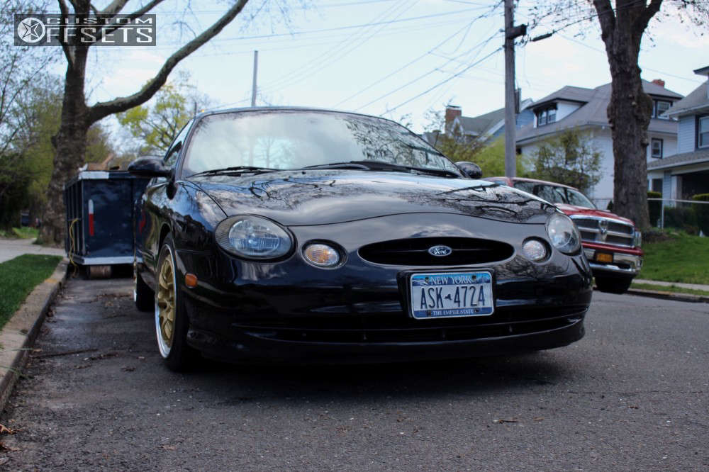 1998 Ford Taurus with 18x8.5 45 Rotiform Lsr and 225/40R18 Nitto Neo ...