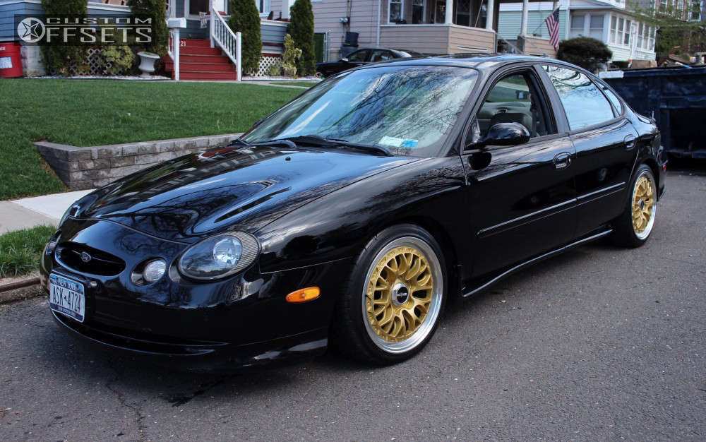 1998 Ford Taurus with 18x8.5 45 Rotiform Lsr and 225/40R18 Nitto Neo ...