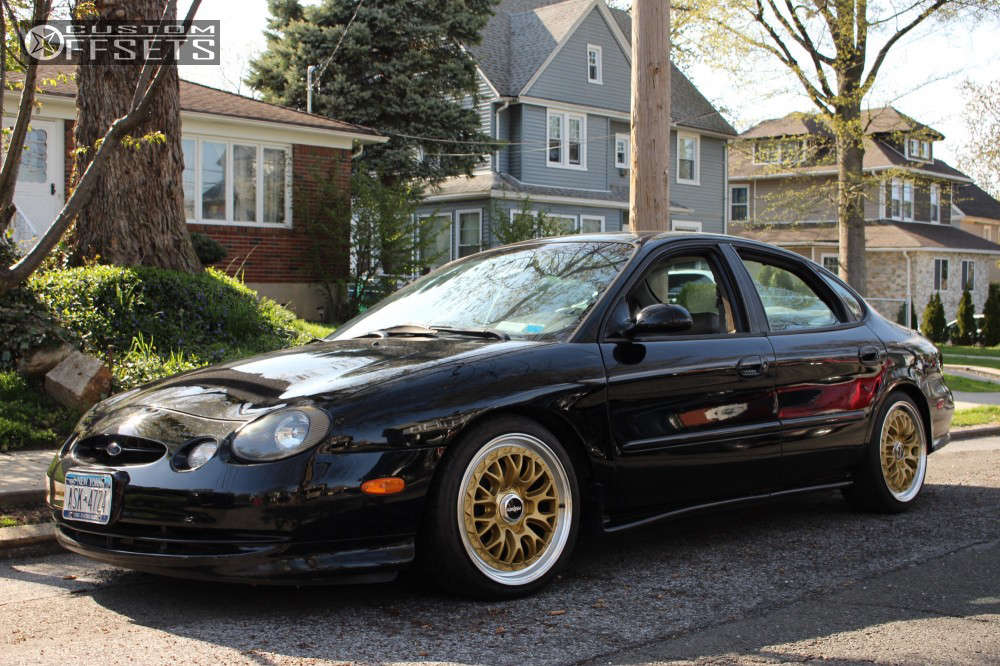 1998 Ford Taurus with 18x8.5 45 Rotiform Lsr and 225/40R18 Nitto Neo ...