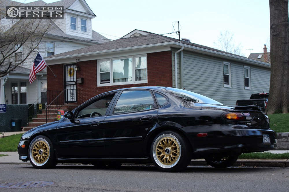 1998 Ford Taurus with 18x8.5 45 Rotiform Lsr and 225/40R18 Nitto Neo ...