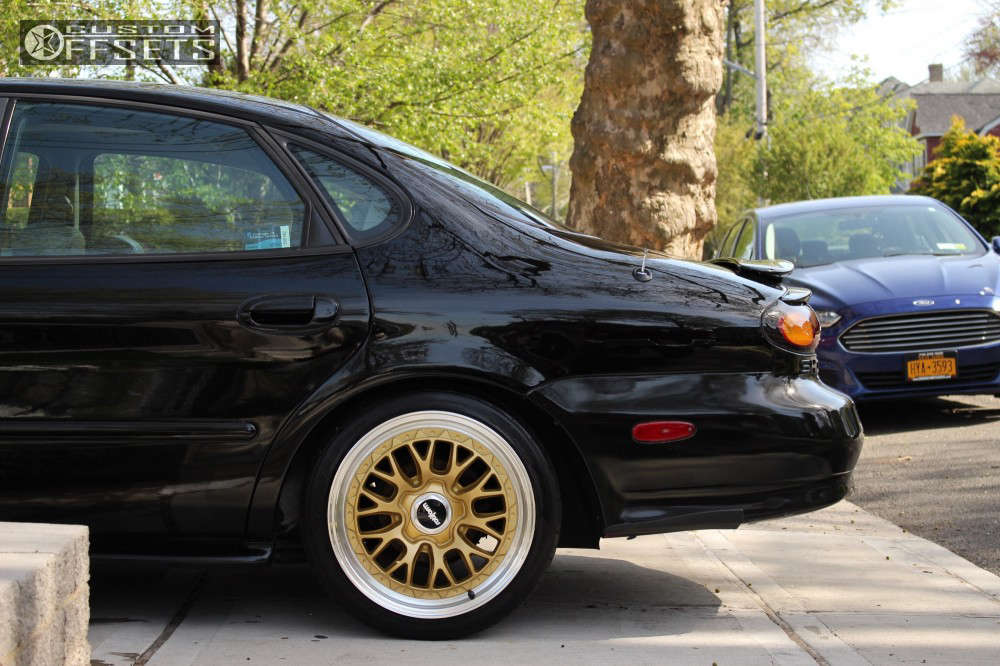 1998 Ford Taurus with 18x8.5 45 Rotiform Lsr and 225/40R18 Nitto Neo ...