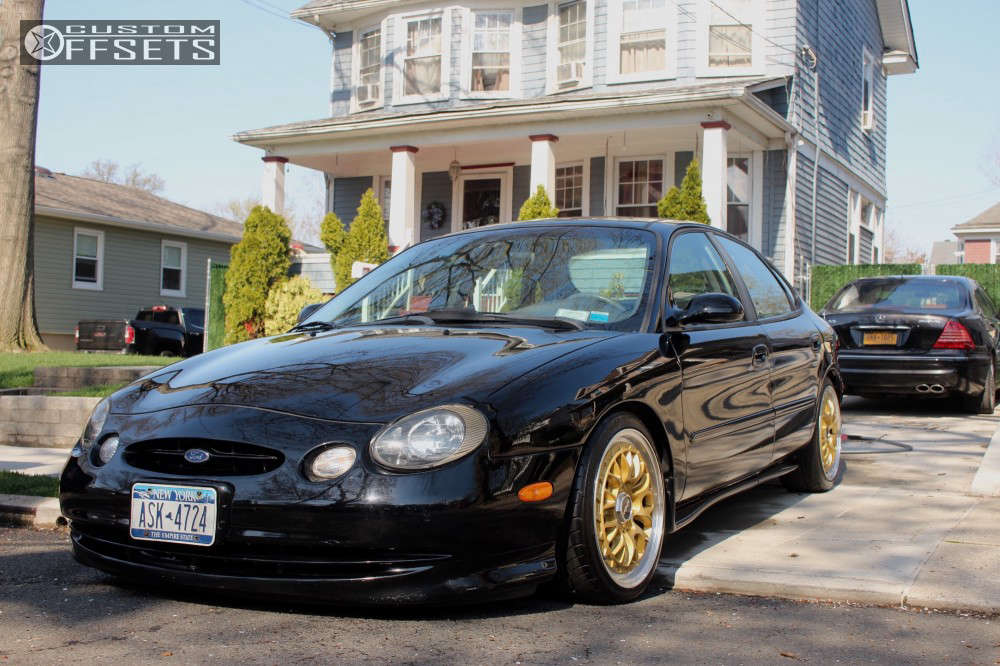 1998 Ford Taurus with 18x8.5 45 Rotiform Lsr and 225/40R18 Nitto Neo ...