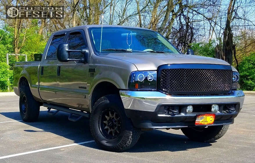 2002 Ford F-250 Super Duty with 16x8 0 Raceline Shift and 285/75R16 ...