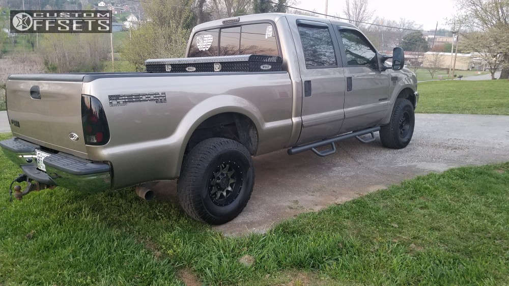 2002 Ford F-250 Super Duty with 16x8 0 Raceline Shift and 285/75R16 ...