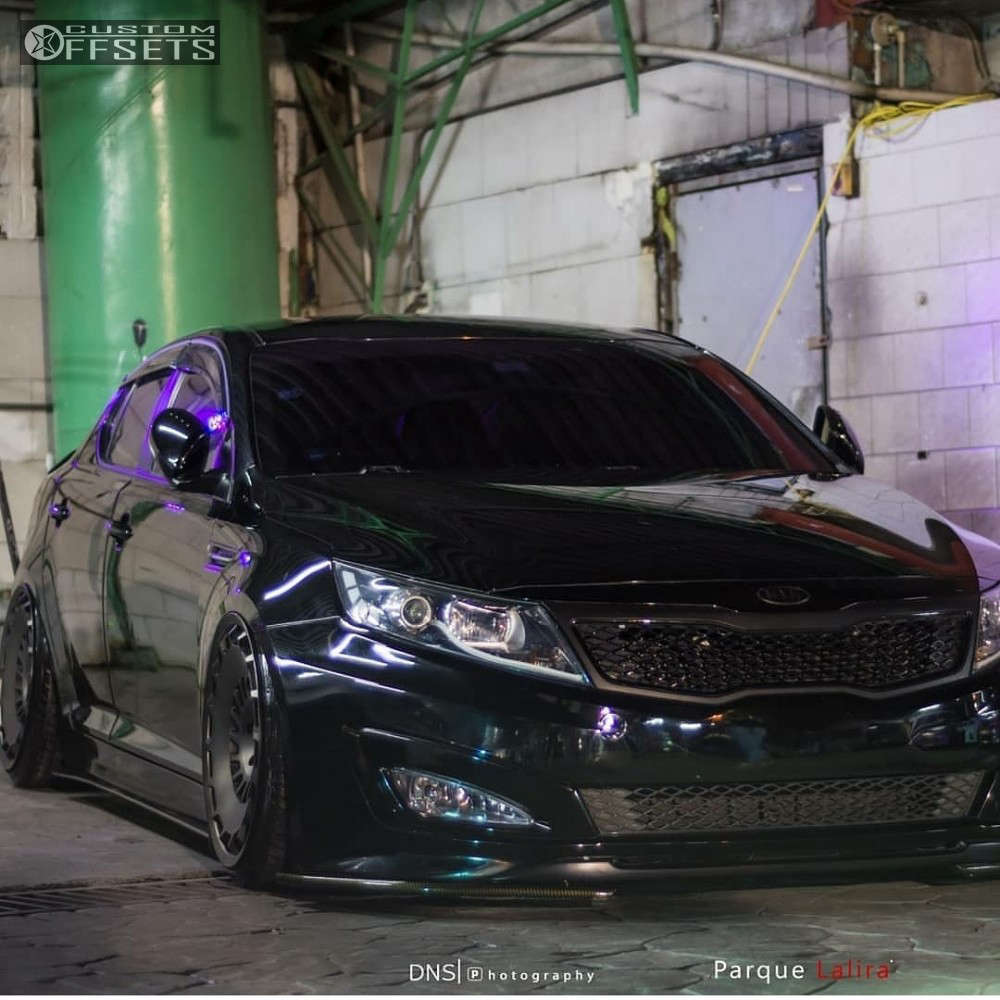 2013 Kia Optima with 20x10 25 Rotiform Ccv and 235/40R20 Nankang NS-20 ...