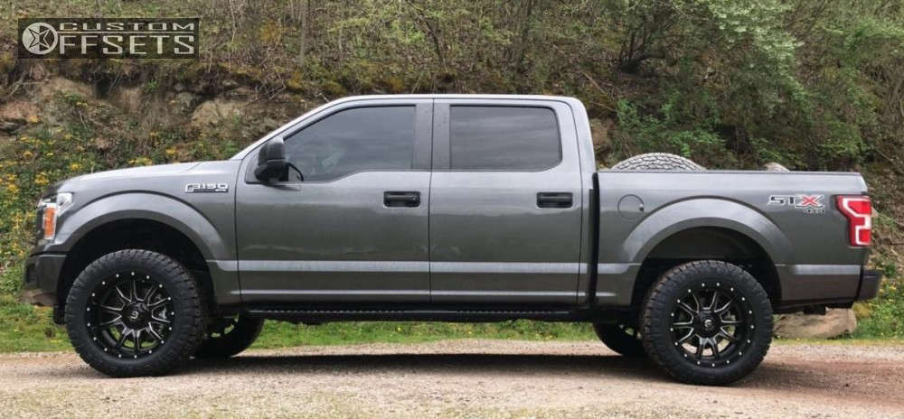2018 Ford F-150 with 20x10 -18 Fuel Vandal and 33/12.5R20 Nitto Ridge ...