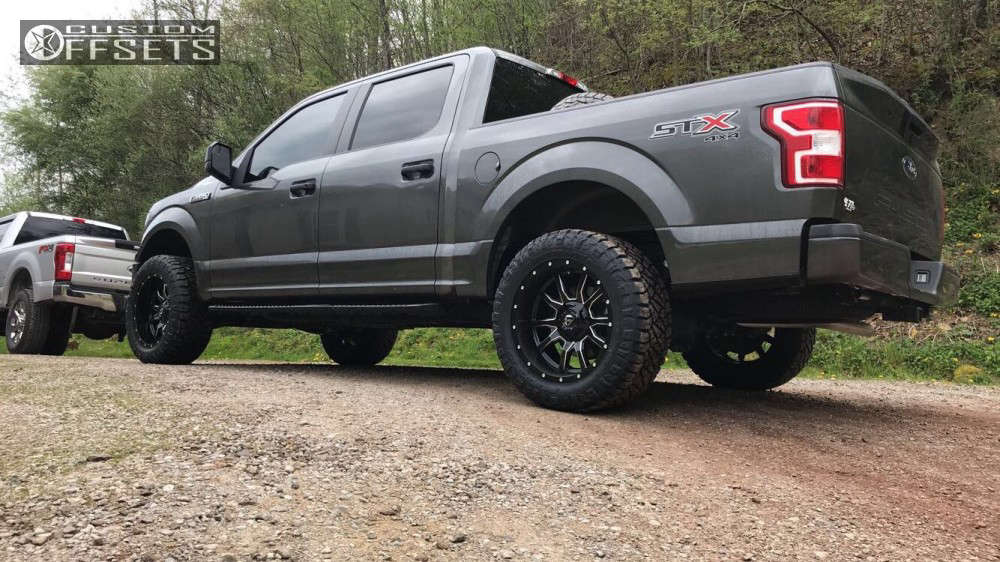 2018 Ford F-150 with 20x10 -18 Fuel Vandal and 33/12.5R20 Nitto Ridge ...