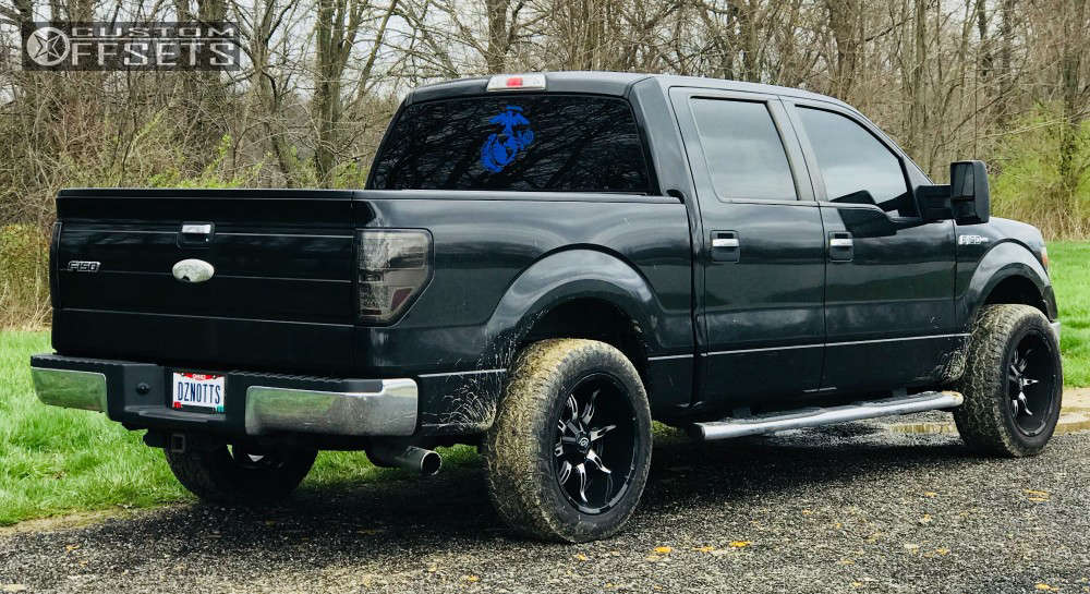 2011 Ford F-150 with 20x10 -25 Vision Manic and 275/55R20 Pathfinder ...