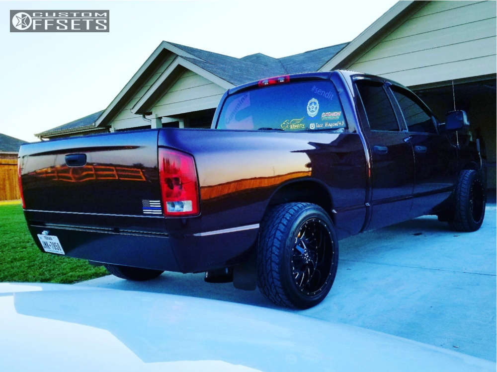 2004 Dodge Ram 2500 with 20x12 -44 Dfd Other and 265/55R20 Briway Bfl37 ...