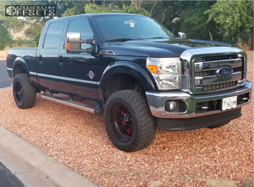 2012 Ford F-350 Super Duty with 20x10 -18 Fuel Stroke and 35/12.5R20 ...