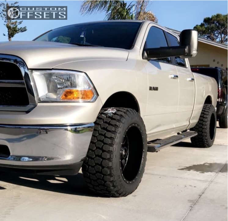 2010 Dodge Ram 1500 with 20x12 -44 Red Dirt Road Dirt and 33/12.5R20 ...