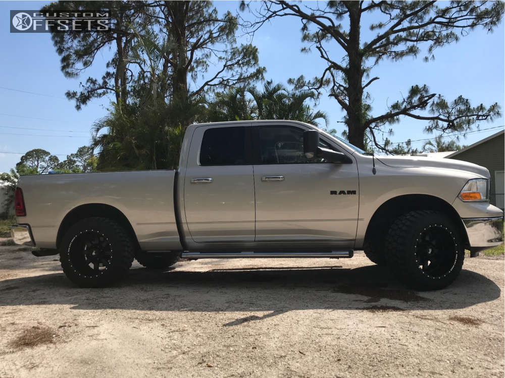 2010 Dodge Ram 1500 with 20x12 -44 Red Dirt Road Dirt and 33/12.5R20 ...