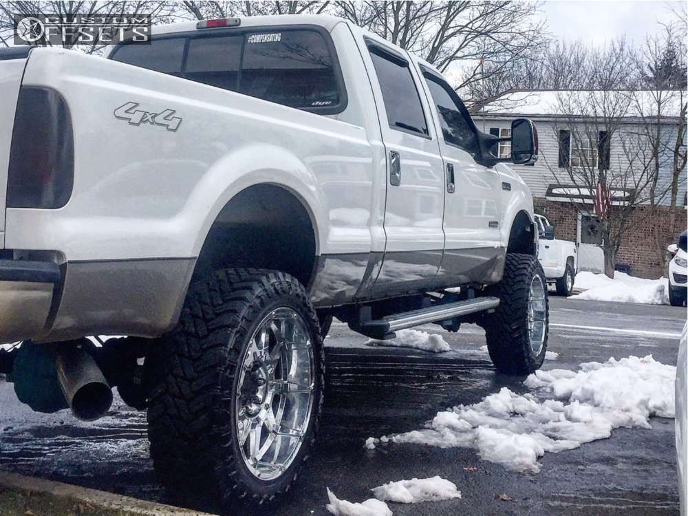 2006 Ford F-250 Super Duty with 22x10 -25 Greg Weld Ballistic and 35/12 ...
