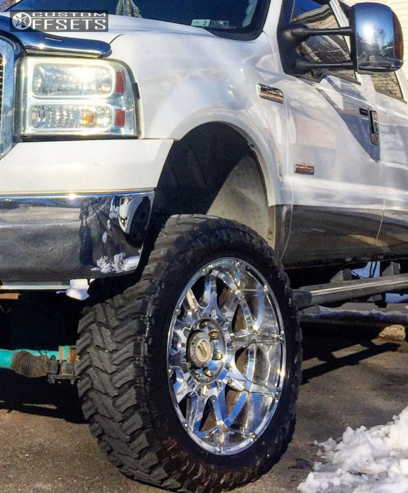 2006 Ford F-250 Super Duty with 22x10 -25 Greg Weld Ballistic and 35/12 ...