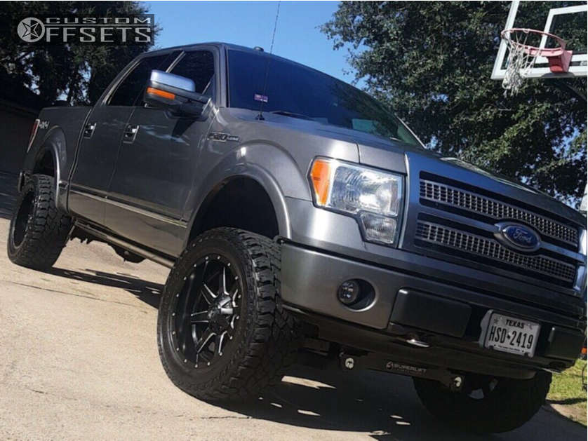2010 Ford F-150 with 20x10 -12 Fuel Maverick and 305/55R20 Cooper ...